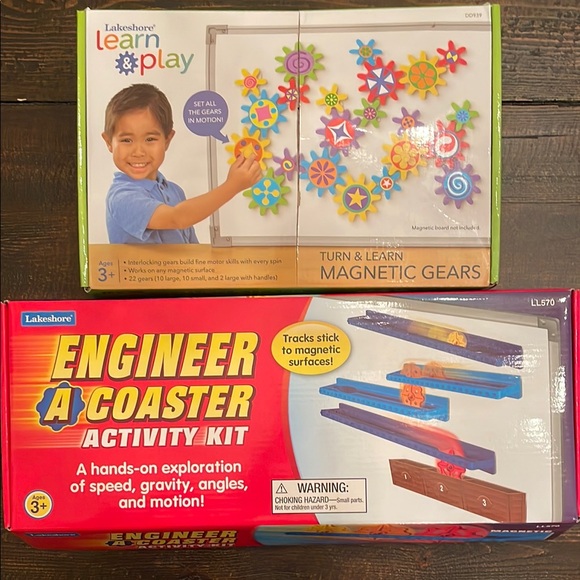 Lakeshore | Toys | Lakeshore Magnetic Gears And Engineer A Coaster ...
